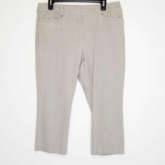 Alfani | Pants & Jumpsuits | Alfani Beige Capri Pants | Poshmark
